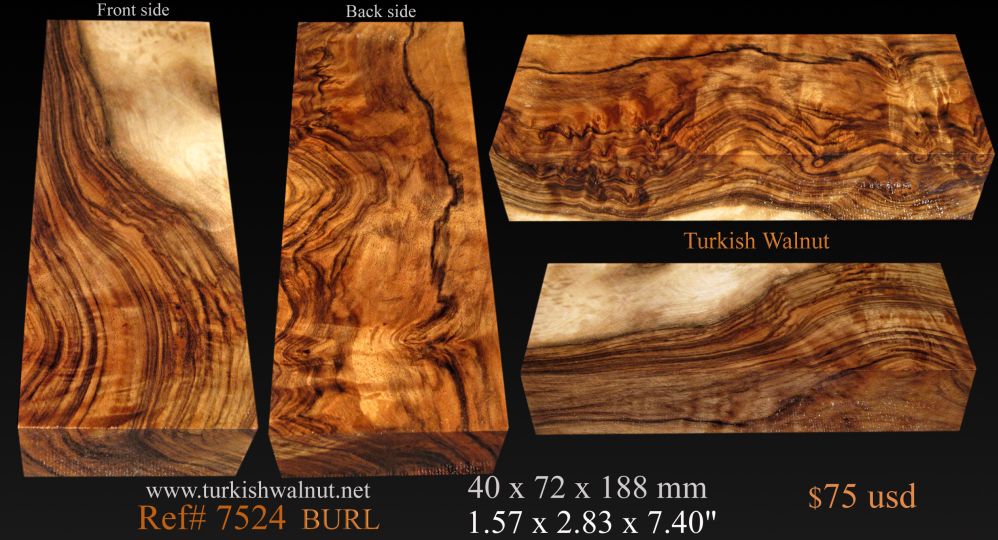 TurkishWalnut.Net...::: Turkish Walnut Turning Blocks - Pieces ...