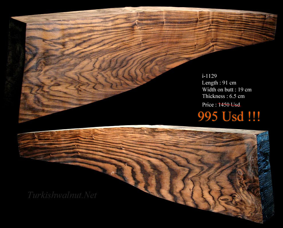 Turkish walnut gunstock blanks - 24hourcampfire
